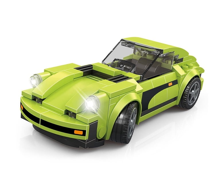 Wange 2872 Supercar-S72 Building Blocks Toy Green Sports Car (161 ...