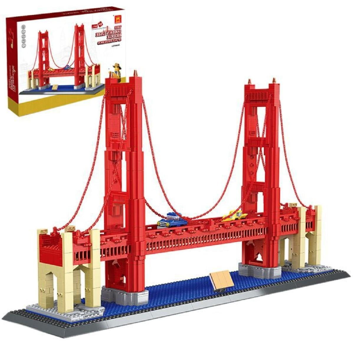 Wange Blocks Architecture Series GOLDEN GATE BRIDGE Compatible Building ...