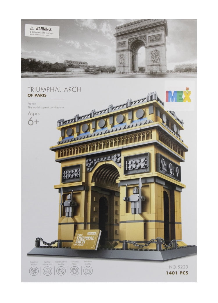 Wange Blocks The Triumphal Arch Builidng Block Set 1401 Pieces ...