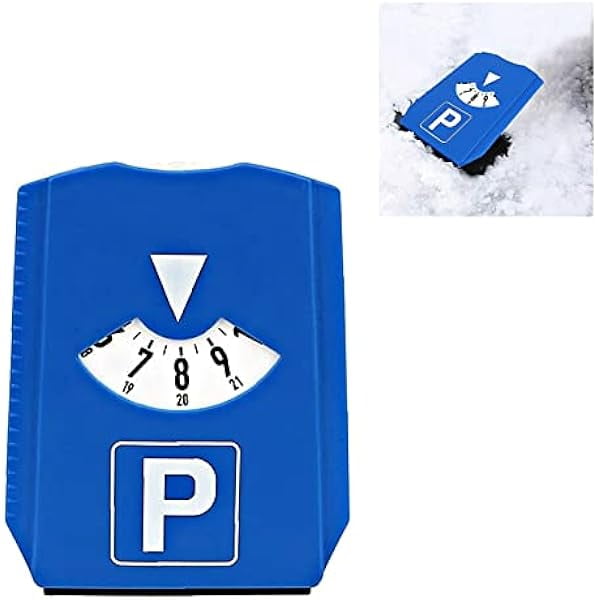 Wanghooo Digital Parking Timer Parking Disc with Ice Scraper European ...