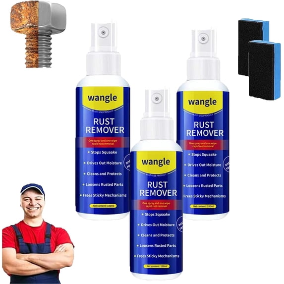 Wangle Rust Remover, 2026 Upgrade Rust Remover for Metal, Anti-Rust ...