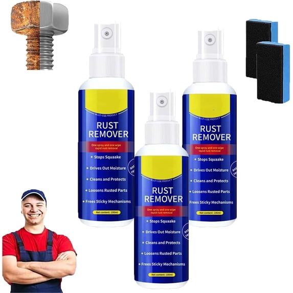 Rust Remover, 2026 Upgrade Rust Remover for Metal, Anti-Rust Lubricant ...