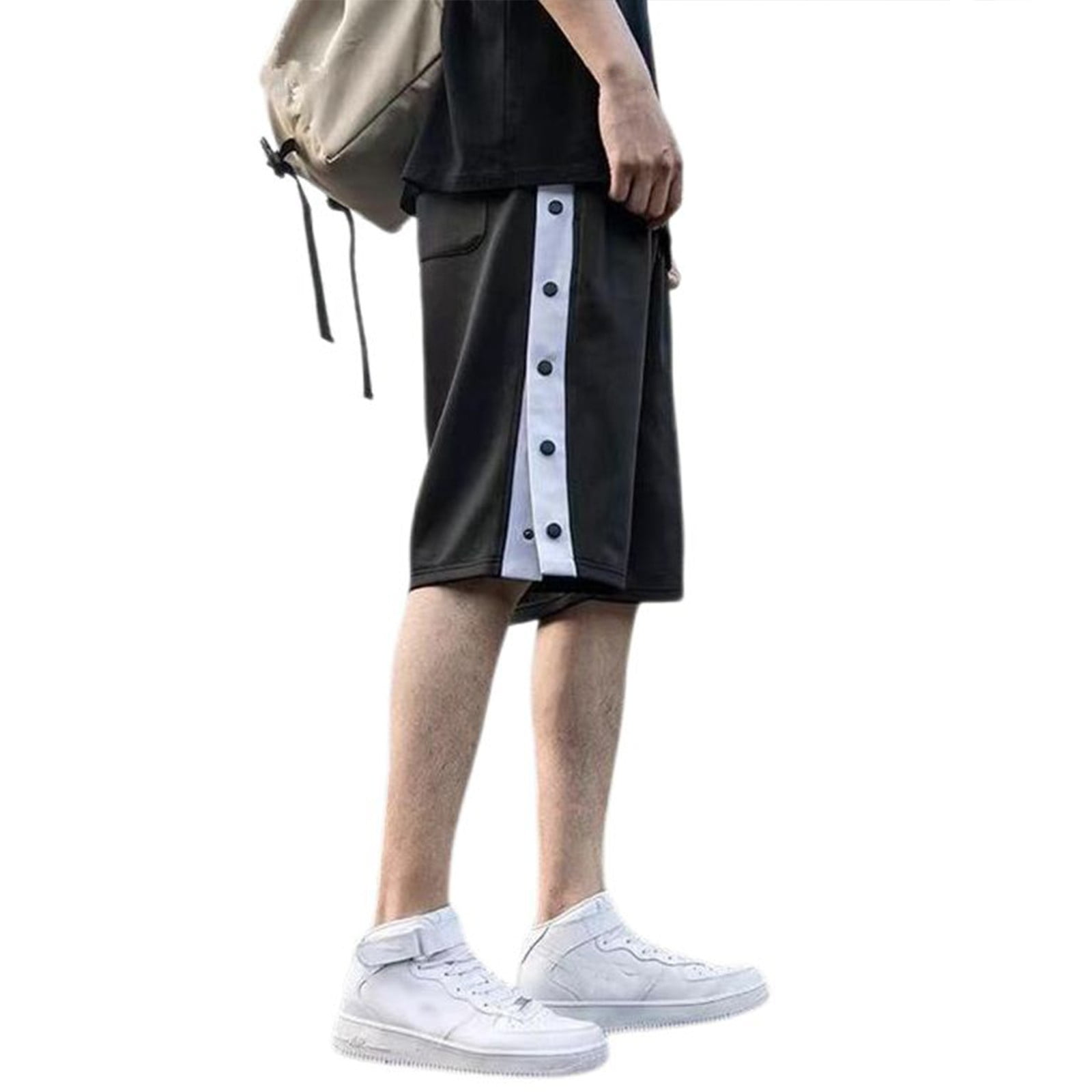 Wangmeiwg Basketball Side Full Open Buckle Pants For Men And Women ...