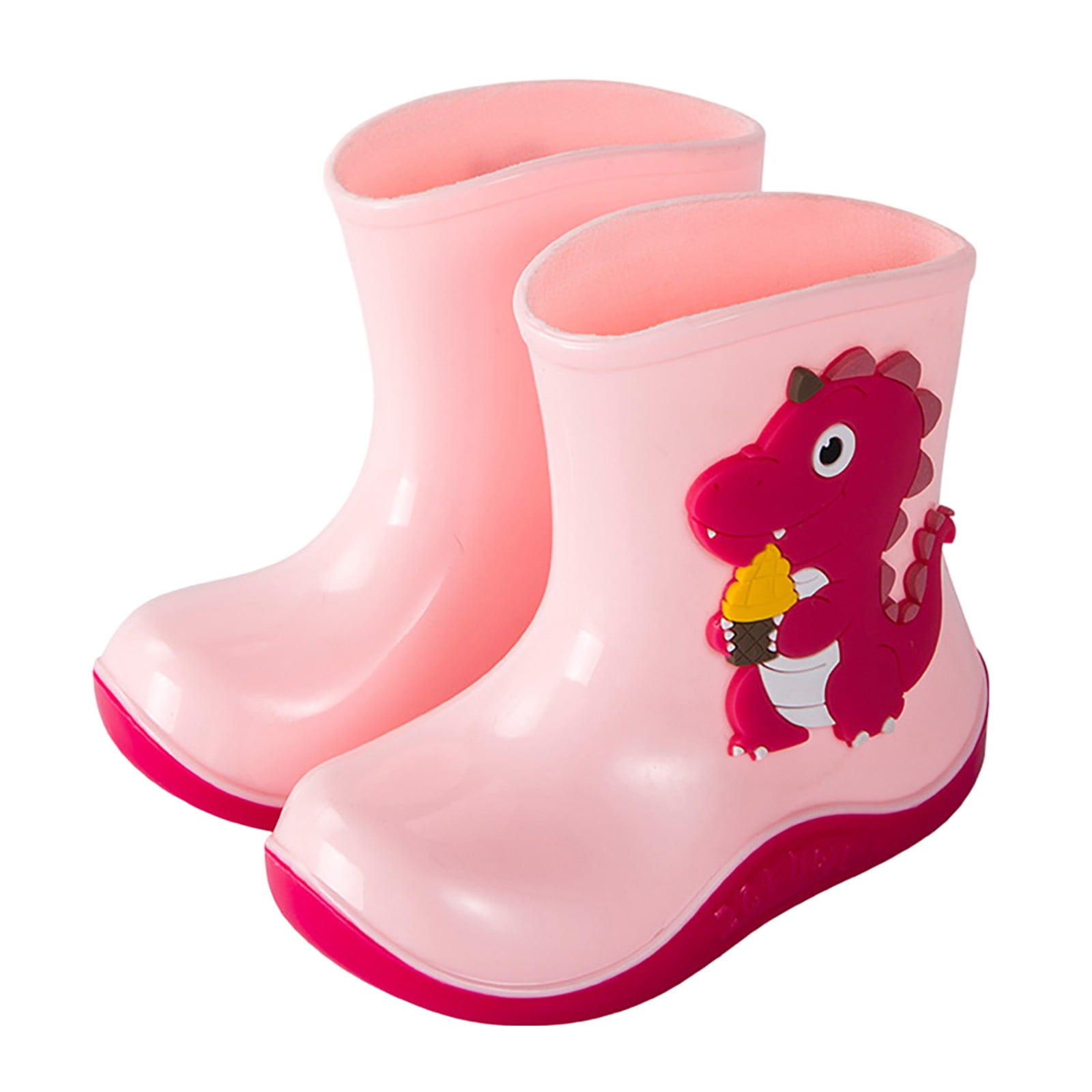 Wangmeiwg Children Female Elastic Mouth Children's Rain Boots Textured ...