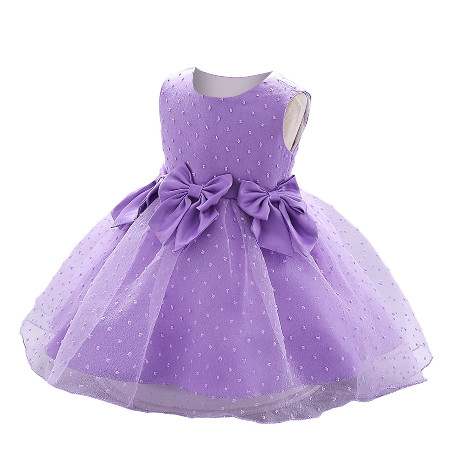 Wangmeiwg Girls Sleeveless Bowknot Mesh Dress Fashion Festival ...
