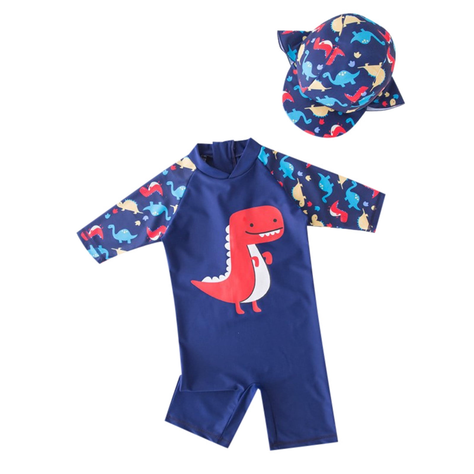 Wangmeiwg Men's Swimsuit Blue Dinosaur World Swimsuit For Kids Dinosaur ...