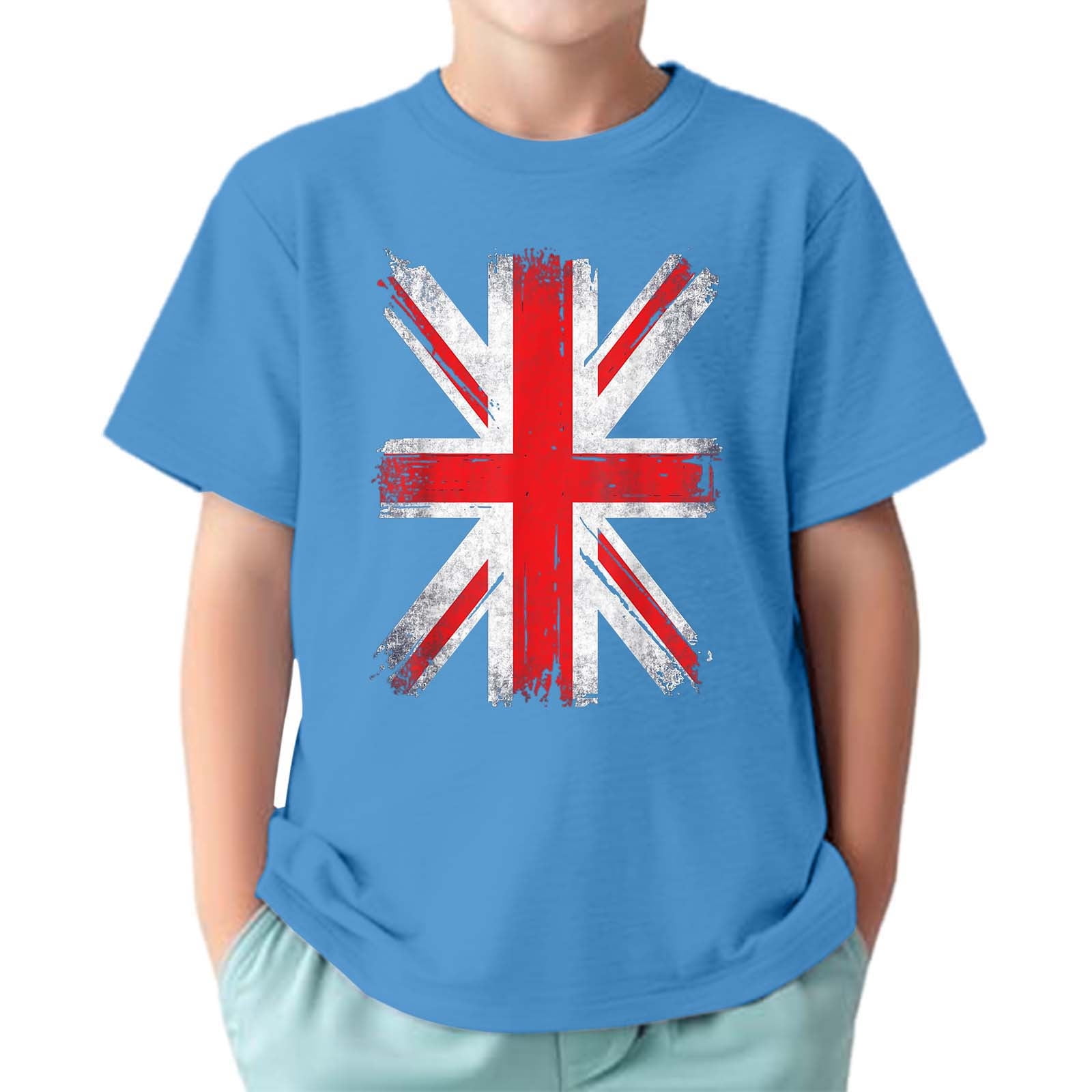 Wangmeiwg Retro British Flag Beautiful British Flag Printed T Shirts ...
