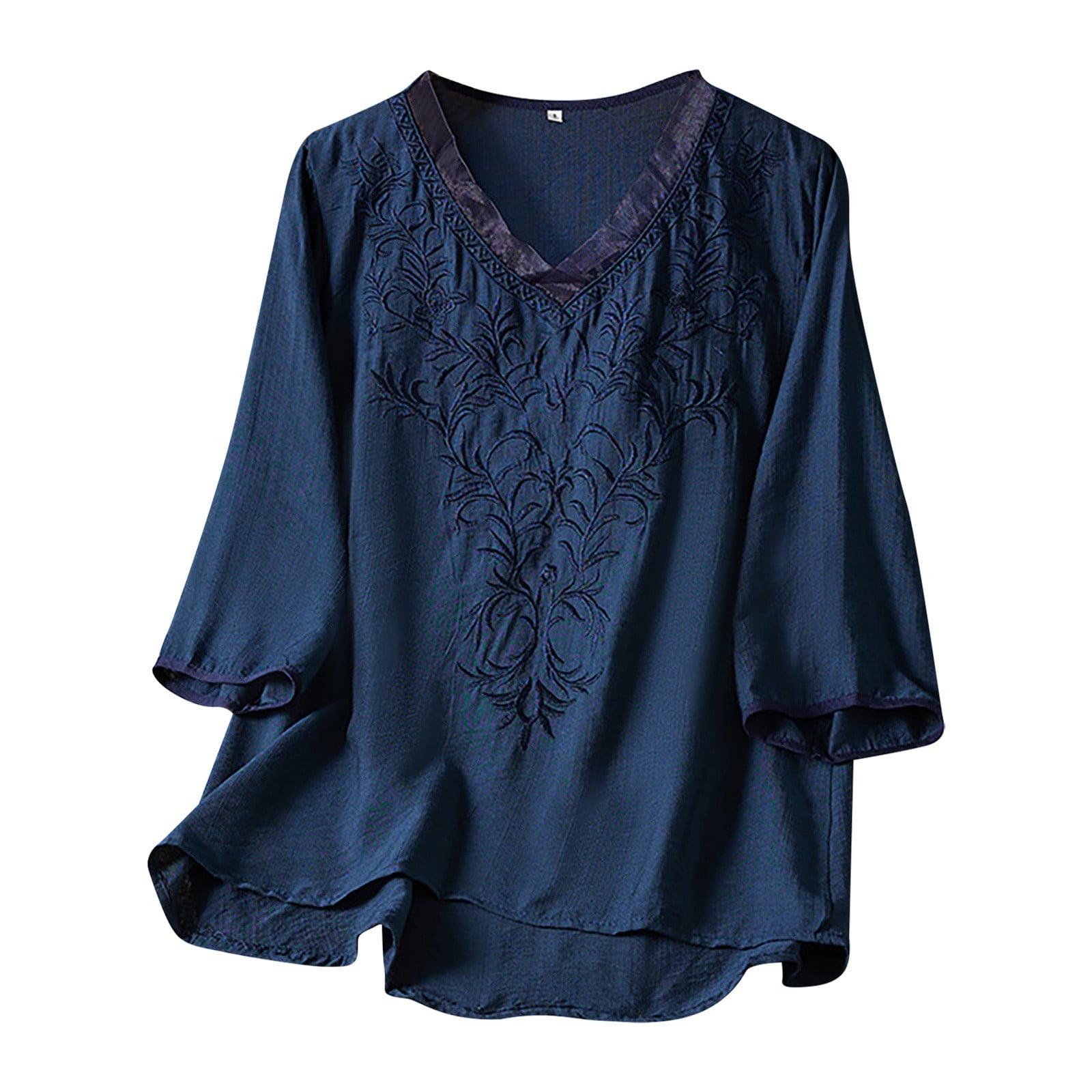 Wangmeiwg Women's Summer Chinese Embroidery Cardigan Top Retro Art ...