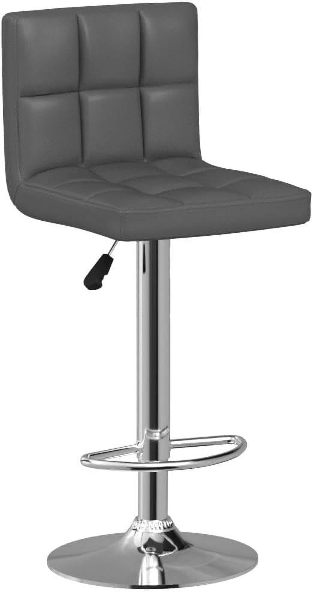 Wangood Bar Stools Modern Pu Leather Swivel Adjustable Hydraulic Bar ...