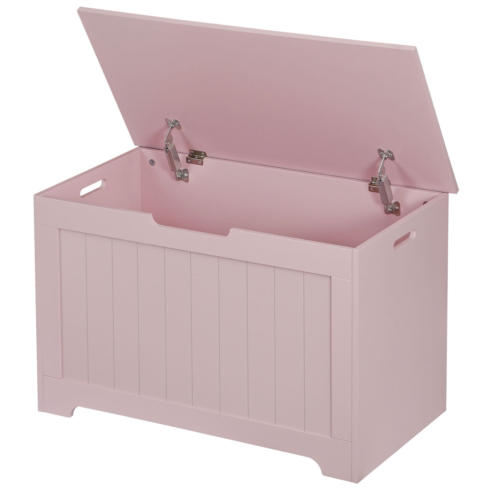 Wangood Wooden Toys Box Storage Chest Bench Organizer for Home Bedroom ...