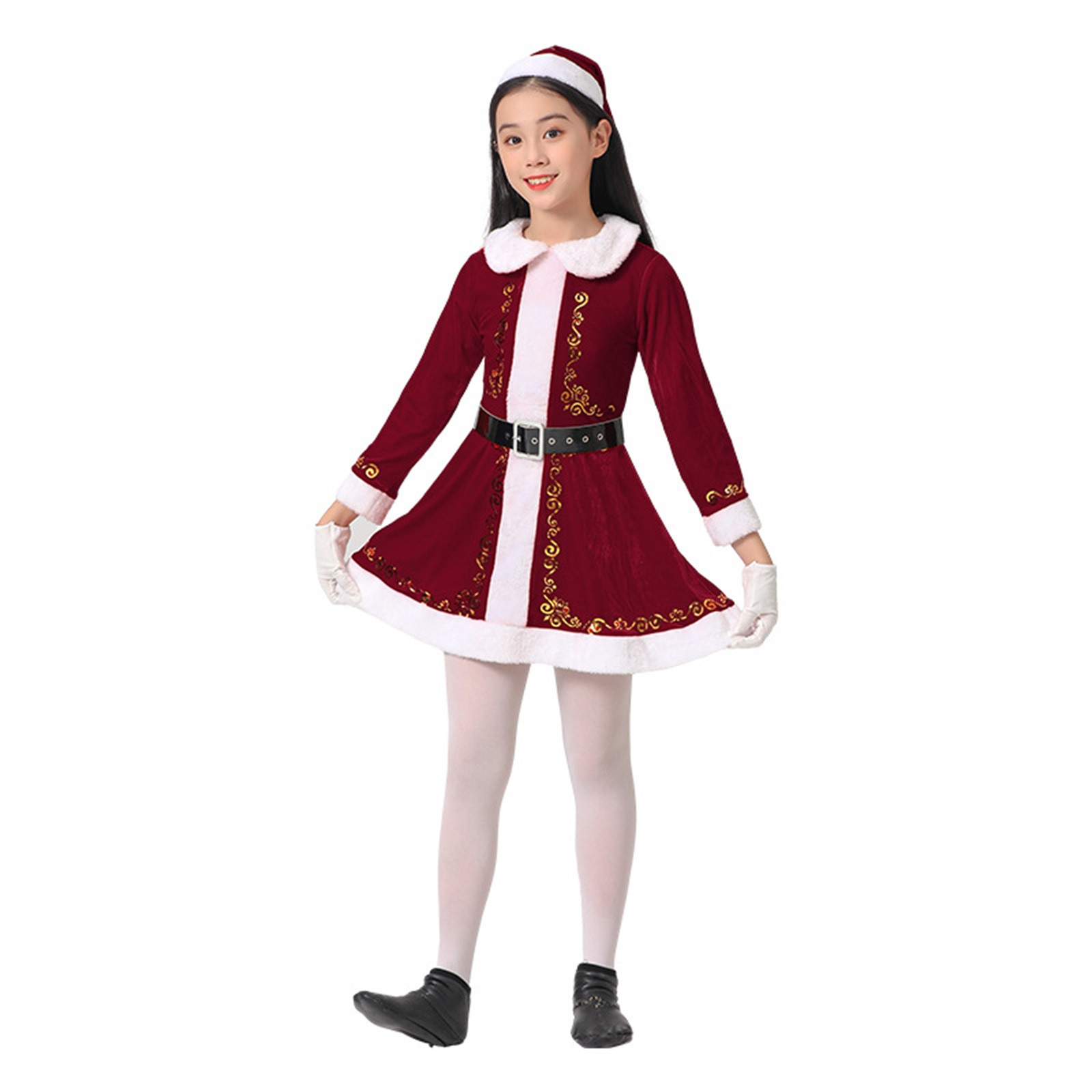 Wangxq Kids Winter Clothing Set,Santa For Girls Holiday Party ...