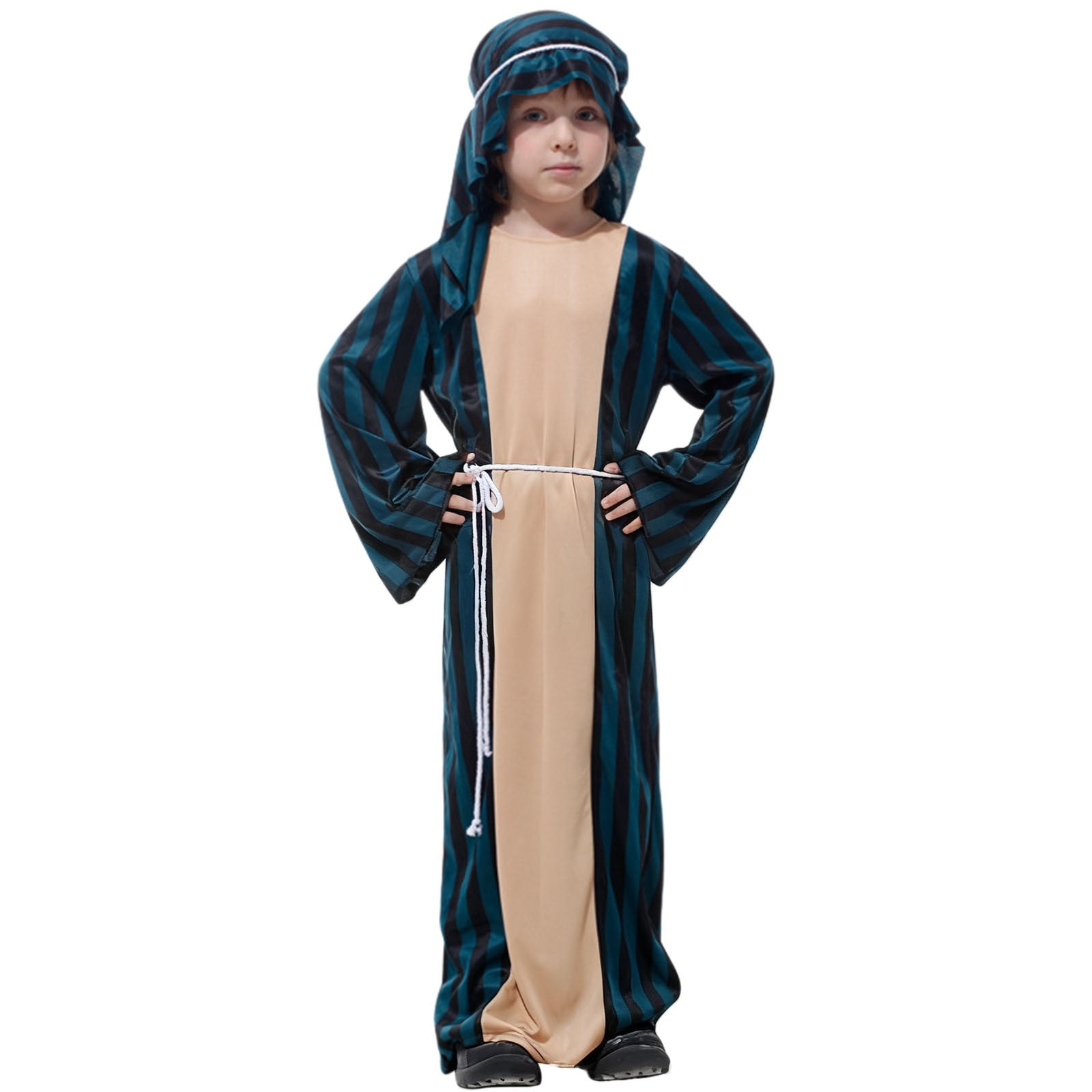 Wangxq Saint Outfits for Kids Jesus Biblical Shepherd Clothes Nativity ...