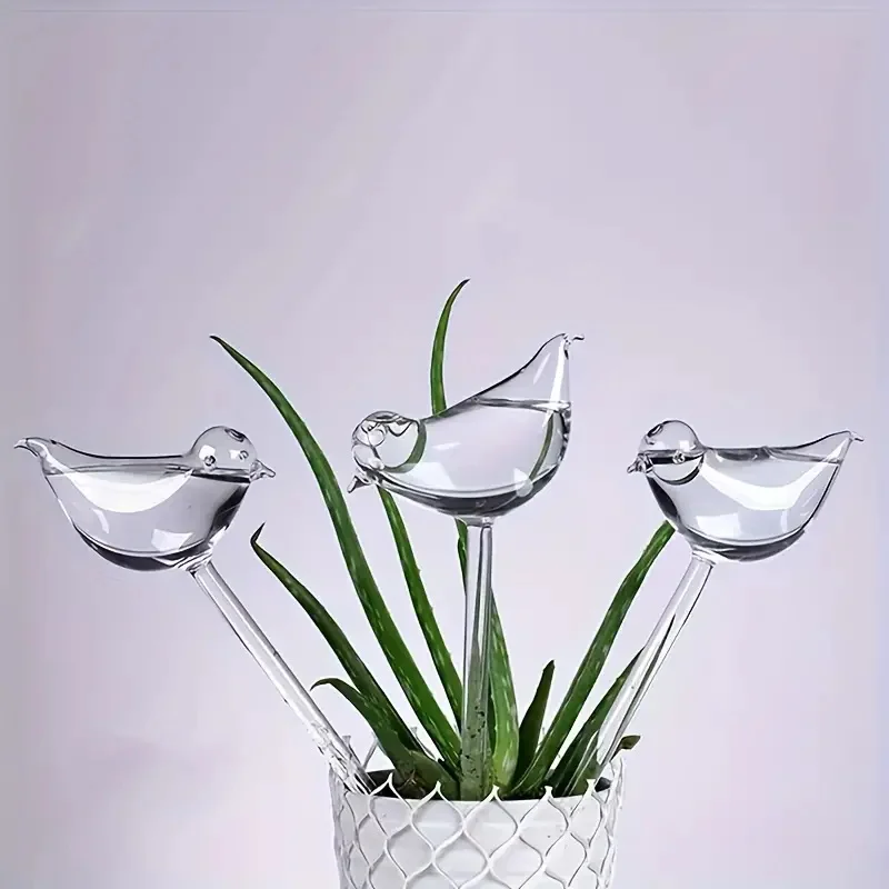 Wangzhenyutt Imitation Glass Plastic Bird Automatic Water Dispenser ...