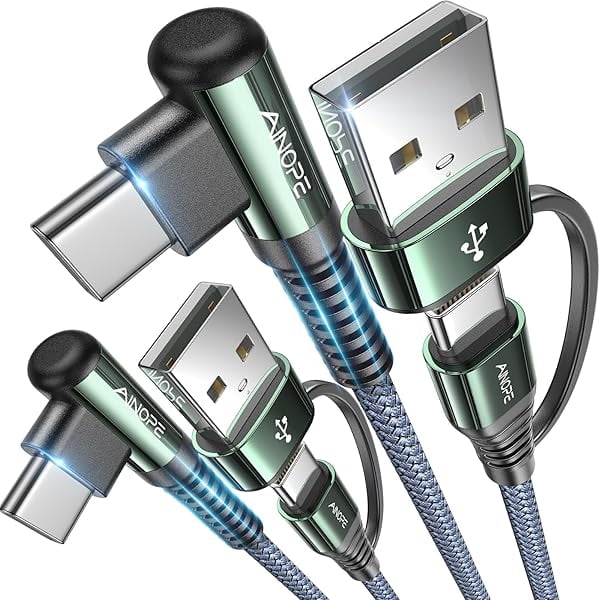 Wanhoo 90W USB C Car Charger 6-Port, USB C Cable Type C Charger Fast ...