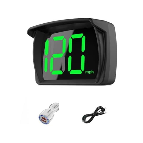 Wanhoo GPS HUD Speedometer Head-Up Display, Digital Speed Meter with ...