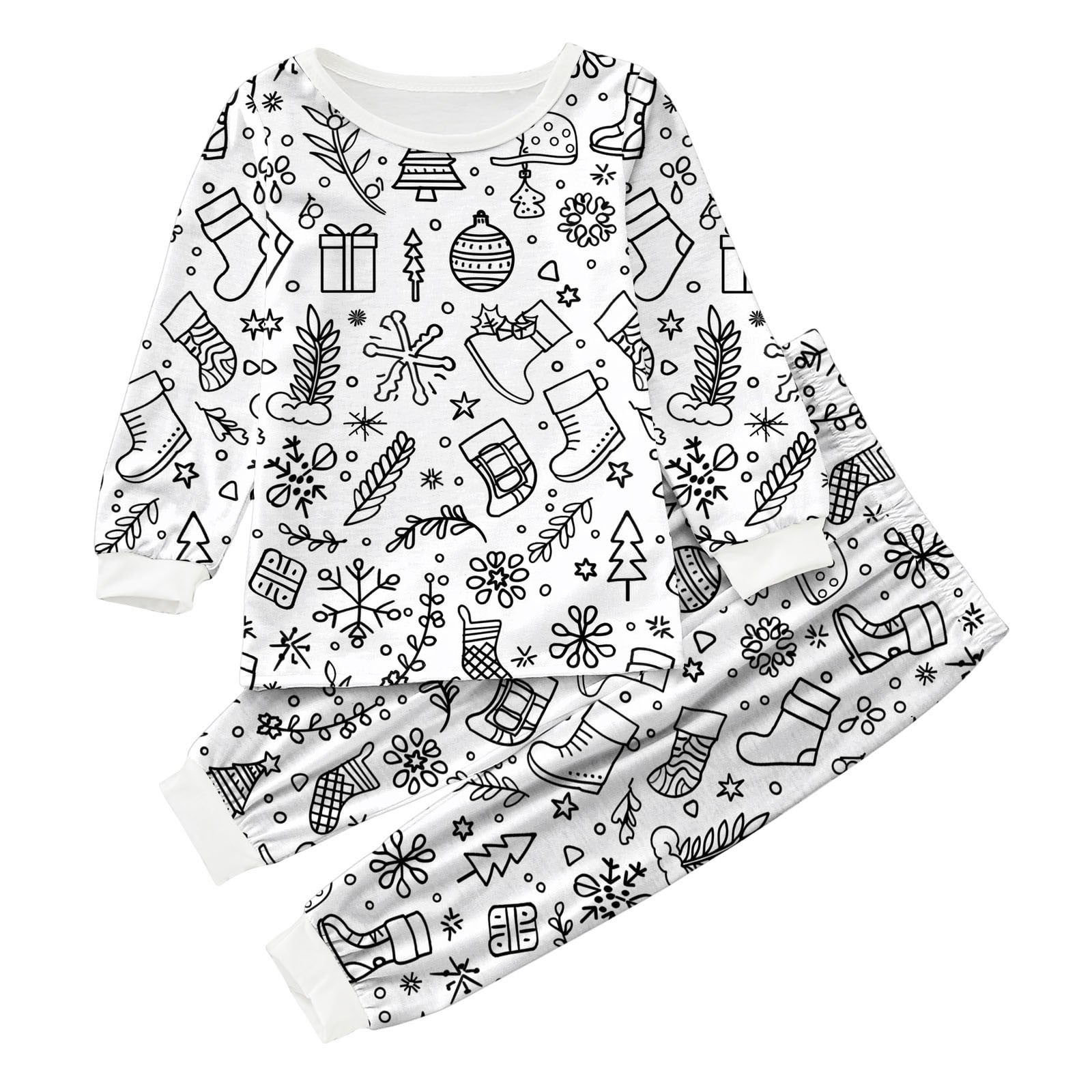 Wanlex Color Your Own Pajamas 3T Pjs for Girls Kid DIY Hand Painted ...