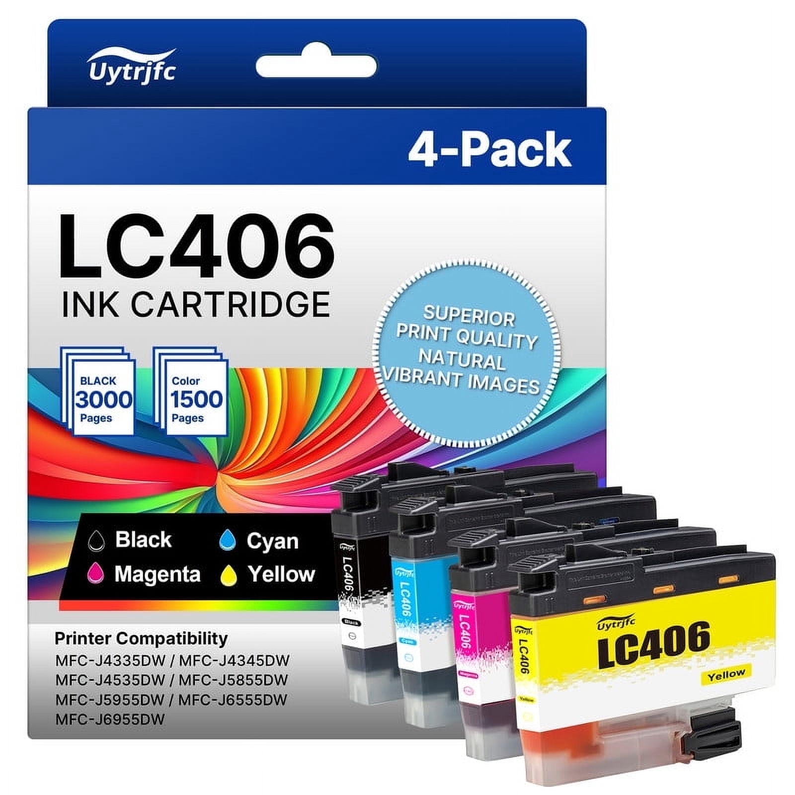 LC406 Ink Cartridges Compatible for Brother LC 406 LC406 to ues with ...