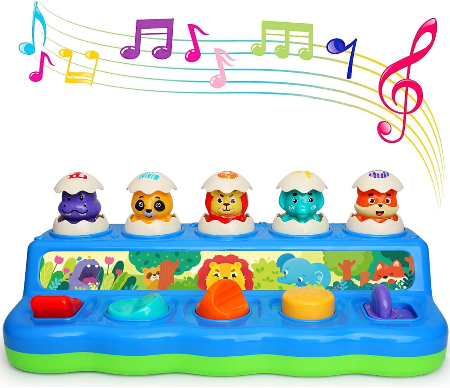 Kidoozie Press N Go Inchworm - Developmental Toy for Toddlers ages 12 ...