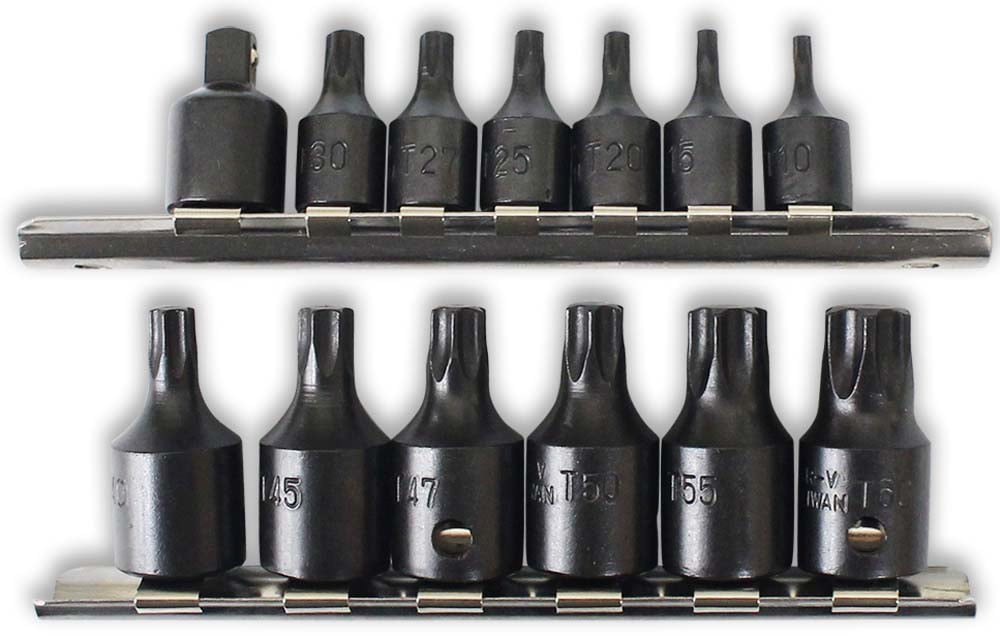 Wanson 15 Piece Torque Socket Set (TU-FR-8227) - Walmart Business Supplies
