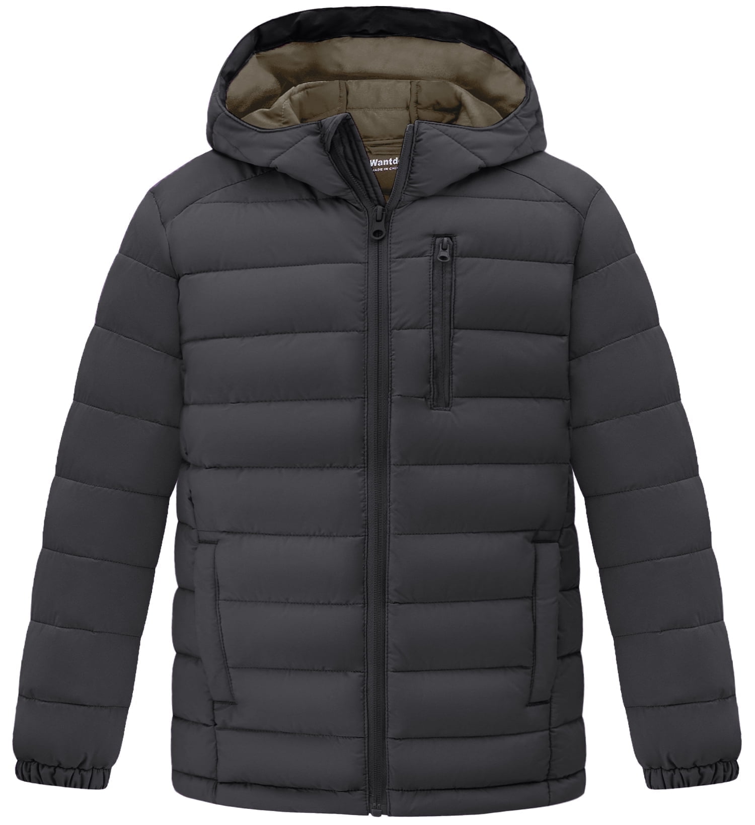 Wantdo Boy's Winter Coat Insulated Lightweight Jacket Windproof Puffer ...