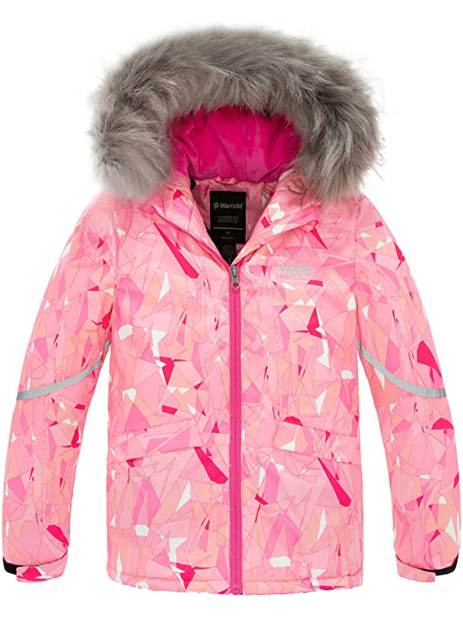 ZSHOW Girl's Skiing Jacket Warm Snow Coats Outdoor Windbreaker Pink ...