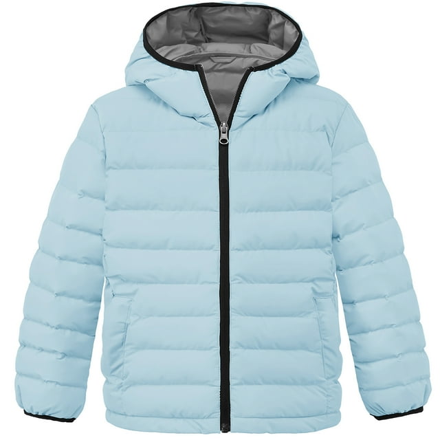 Wantdo Girl's Winter Coat Light Winter Coat Packable Puffer Jacket Acid ...