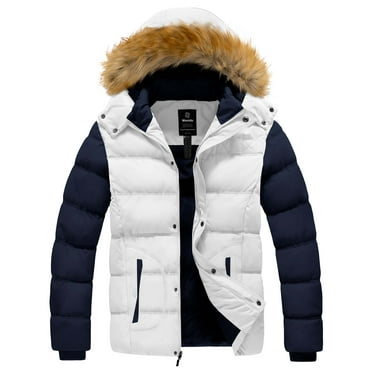 Wantdo Men's Big and Tall Winter Warm Heavy Coat Windproof Winter ...