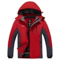 Wantdo Men's Windproof Waterproof Snowboard Jacket, Fleece Ski Coat ...