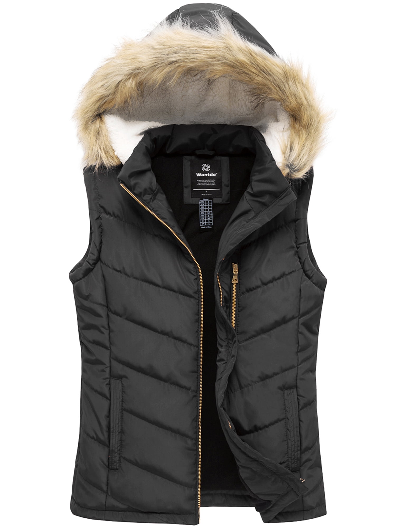 Wantdo Women's Plus Size Puffer Jacket Warm Parka Coat Winter Puffer ...