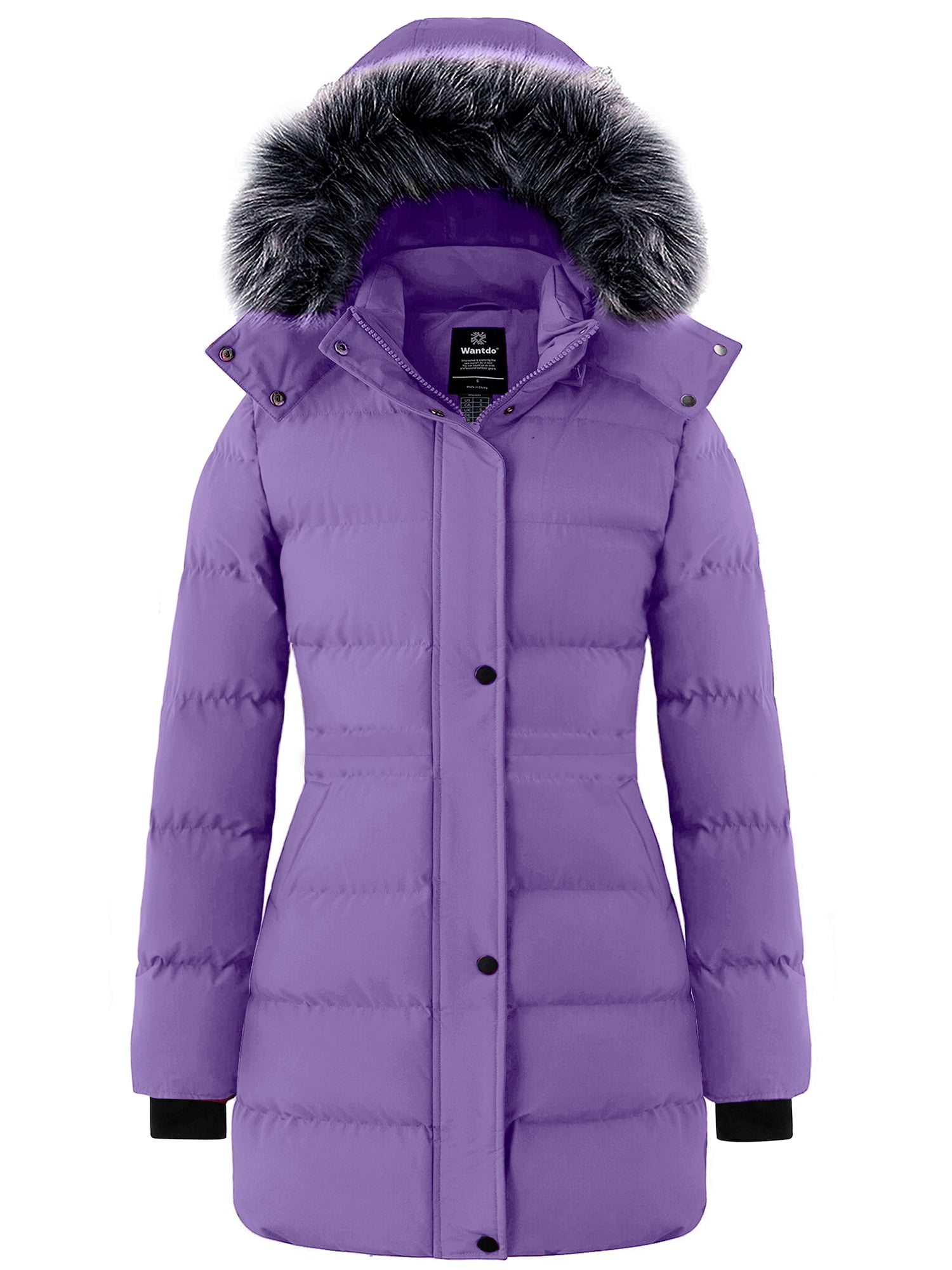 Wantdo Women's Winter Coat Waterproof Puffer Jacket Warm Winter Jacket ...