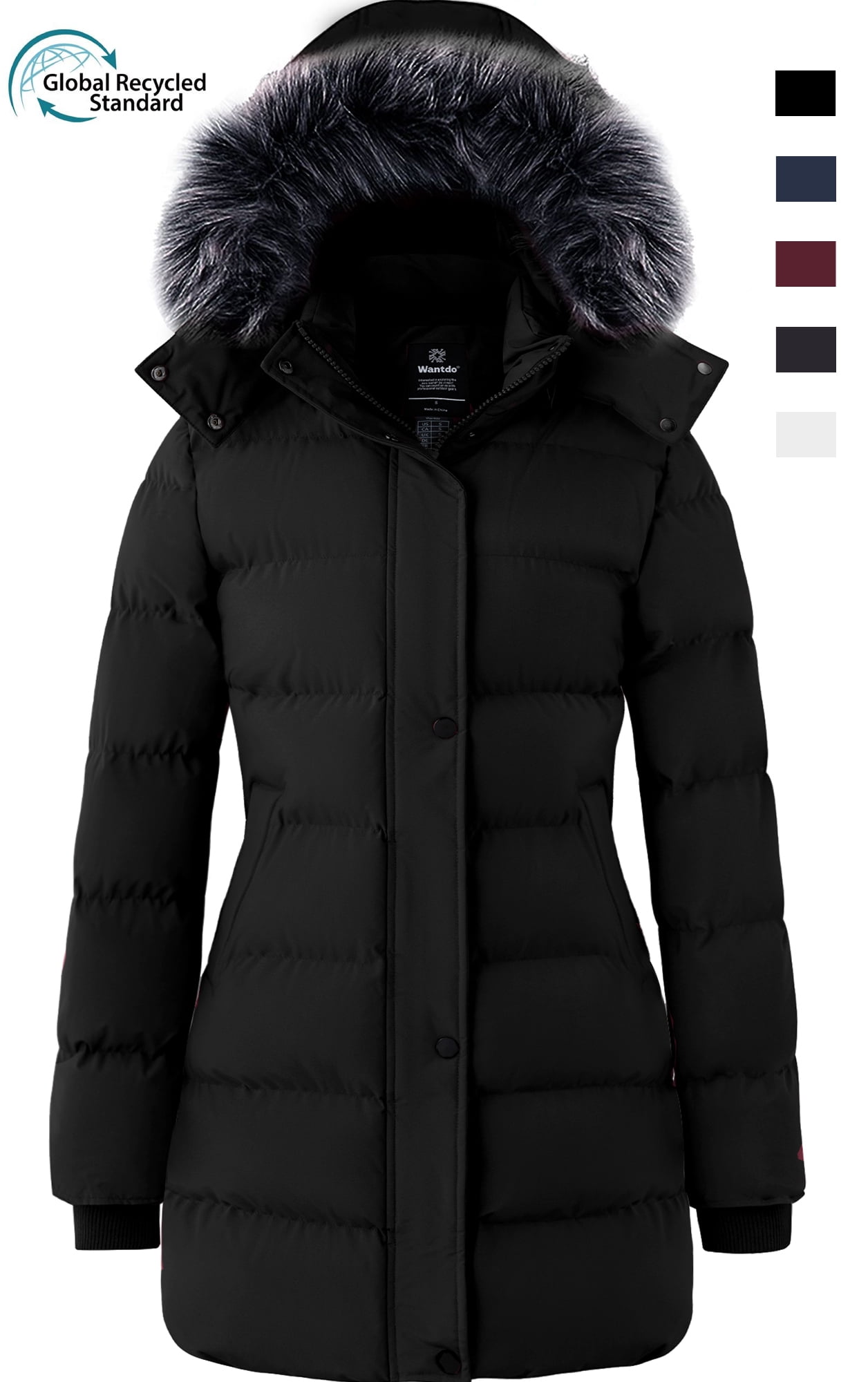 Walmart Black Friday Deals 2025 Wantdo Women's Recycled Winter Coat ...