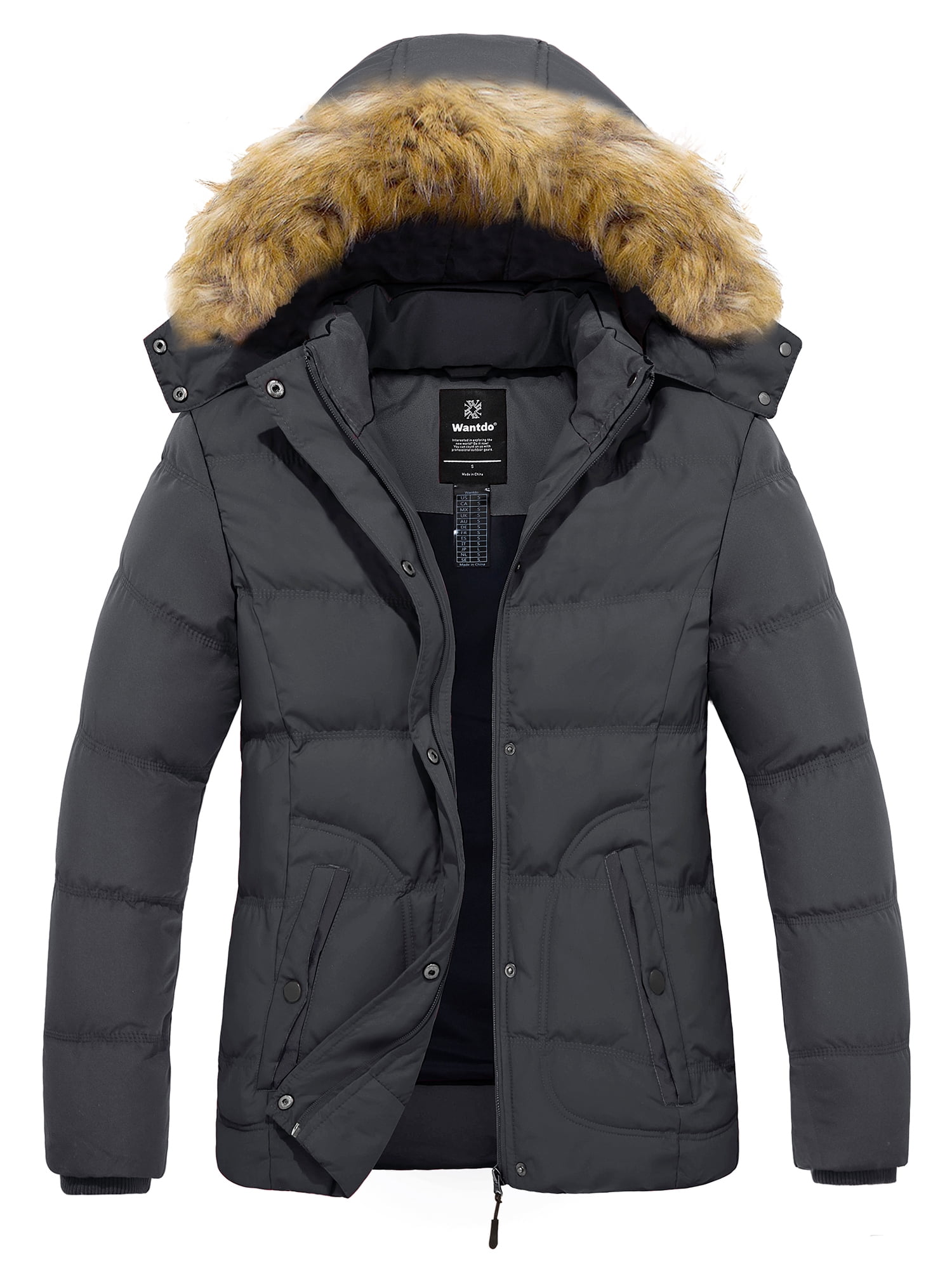 Free Shipping! Wantdo Women's Puffer Coats Waterproof Winter Jacket ...