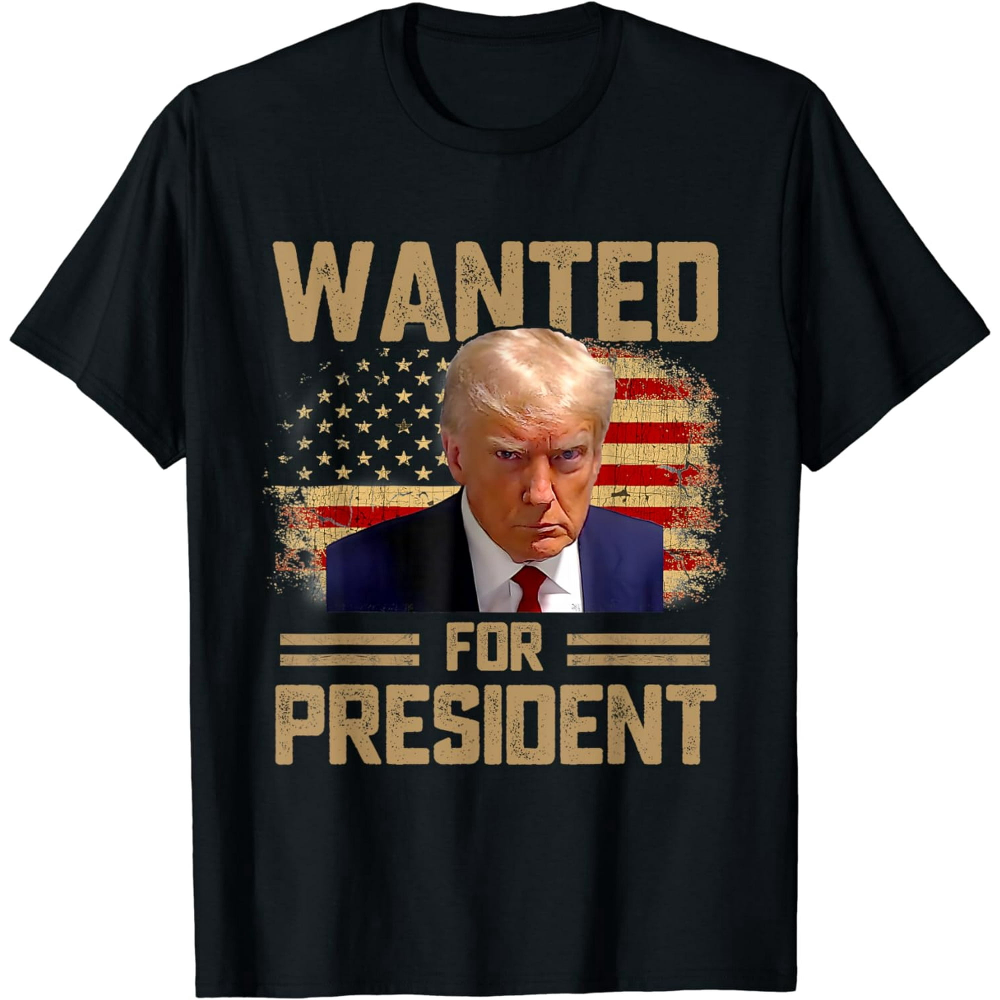 Wanted Donald Trump For President 2024 Trump pure cotton T-Shirt ...