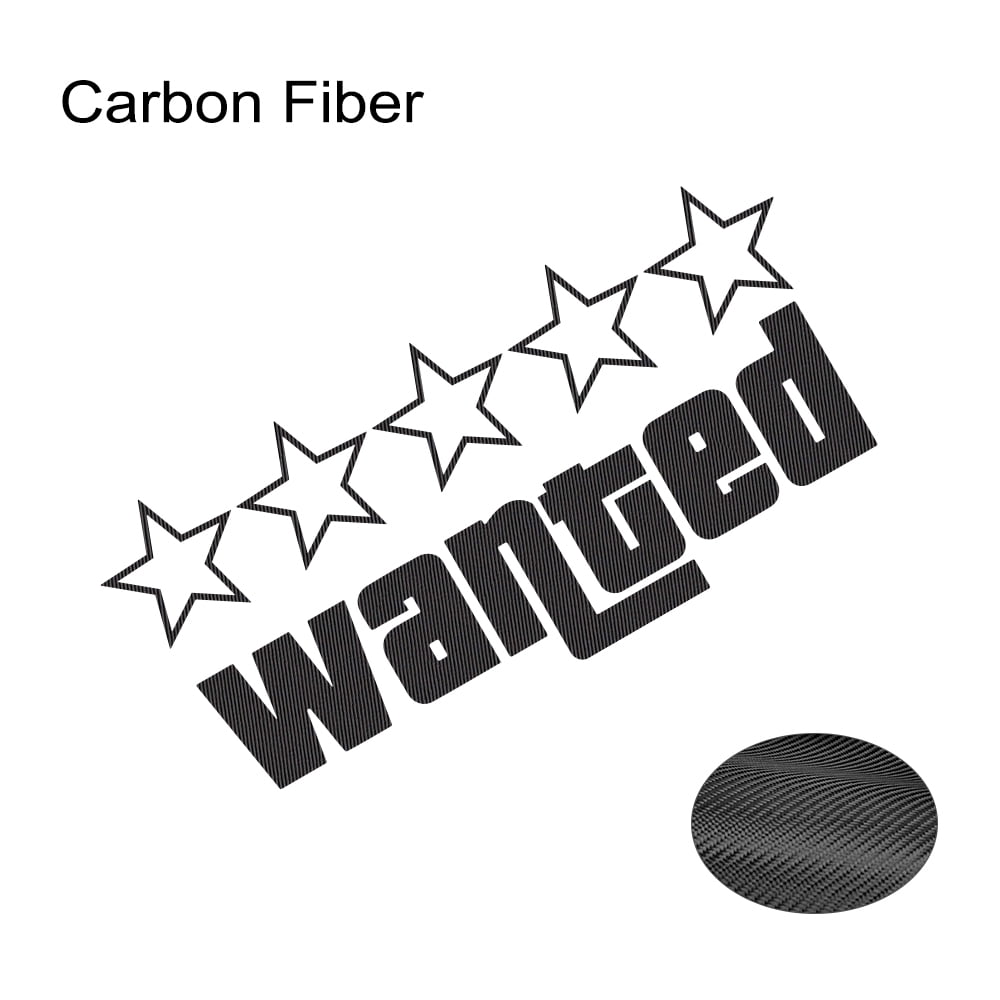 Wanted Laser Car Funny Stickers Auto Vinyl Film GTA Decals For Car ...