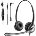 Wantek Wired 3.5mm Headset with Mic, USB, Controls for iPhone, Samsung ...