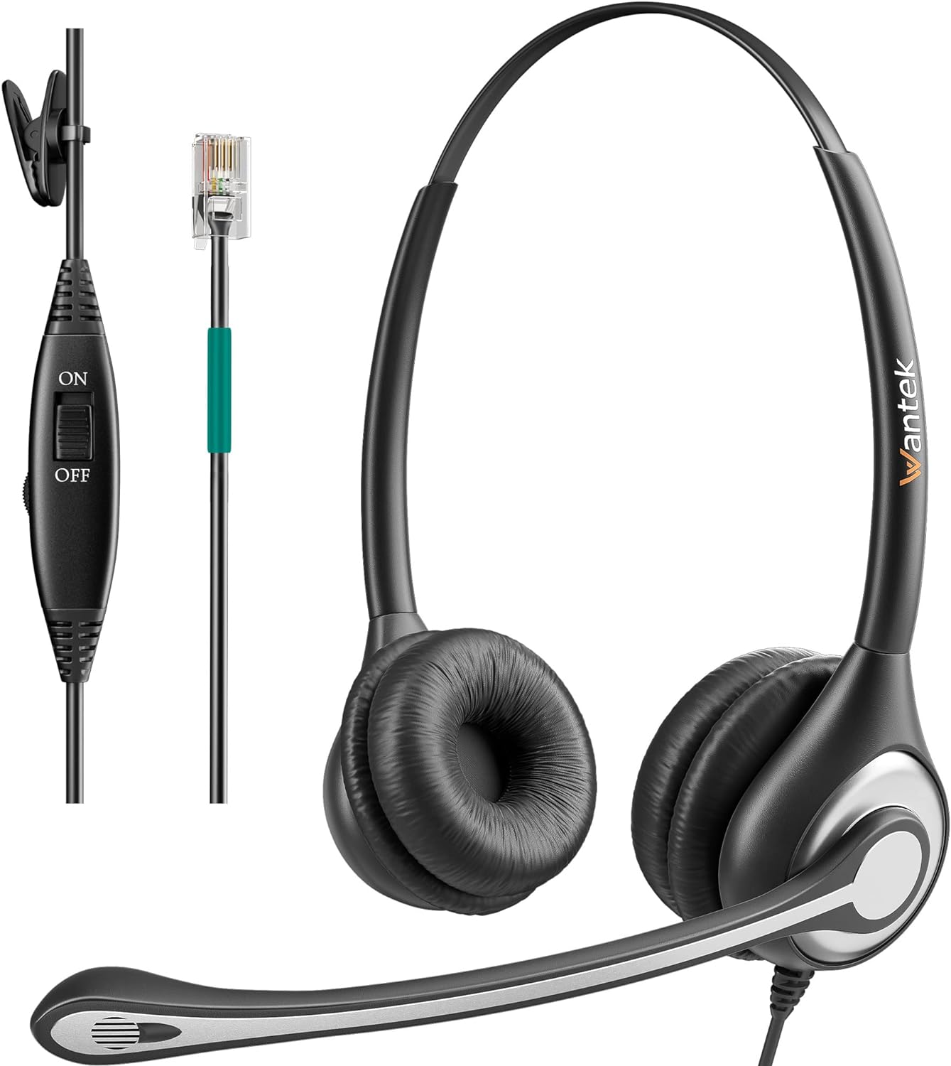 Wantek Corded Telephone Dual w/Noise Canceling Compatible with Avaya ...
