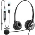 Wantek Headset with Microphone for PC,Laptop,3.5mm/Type-C/USB Jack 3-in ...