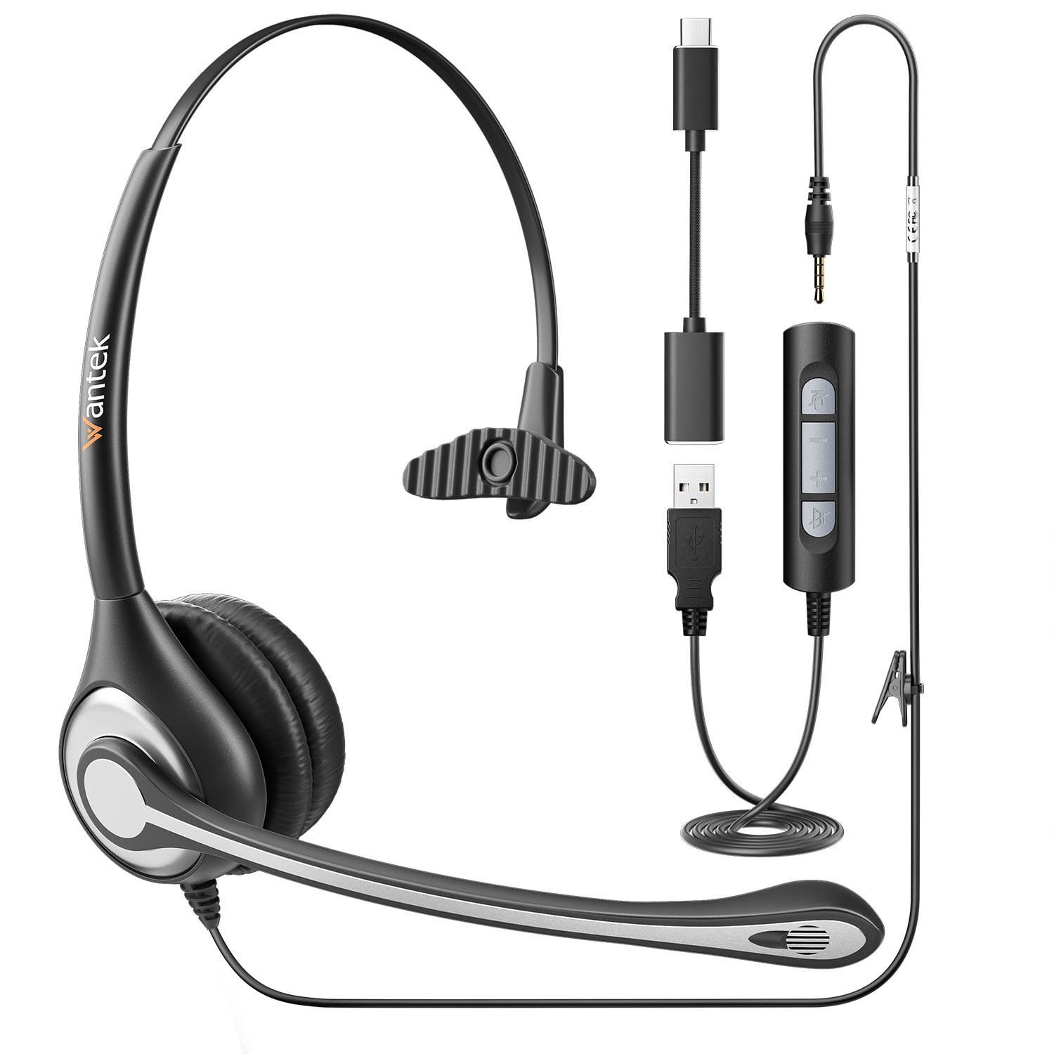Jabra Biz 2300 USB MS Mono Wired Headset - Walmart.com