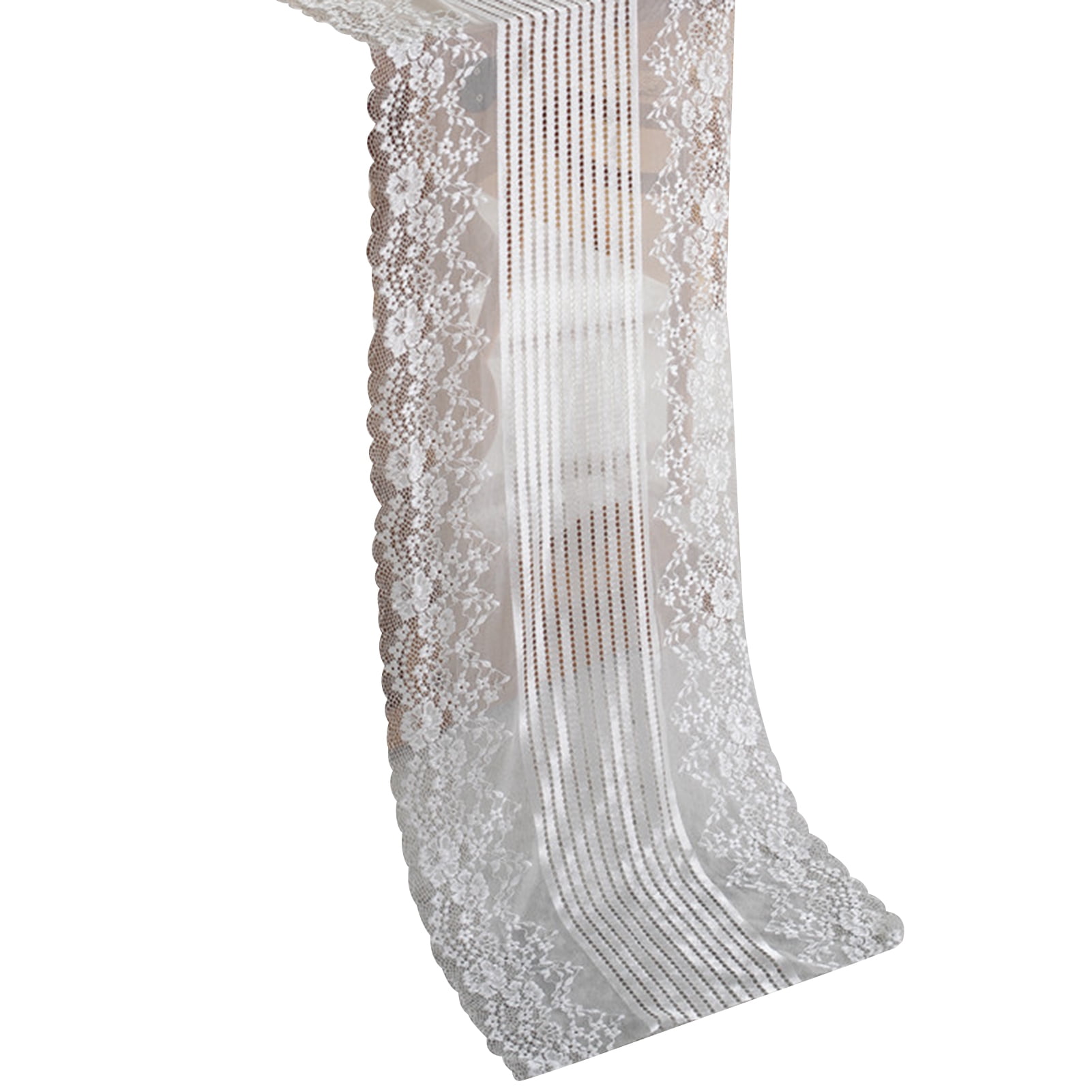 Wanwan Stylish Table Runners Reusable Polyamide Fibre Transparent White ...