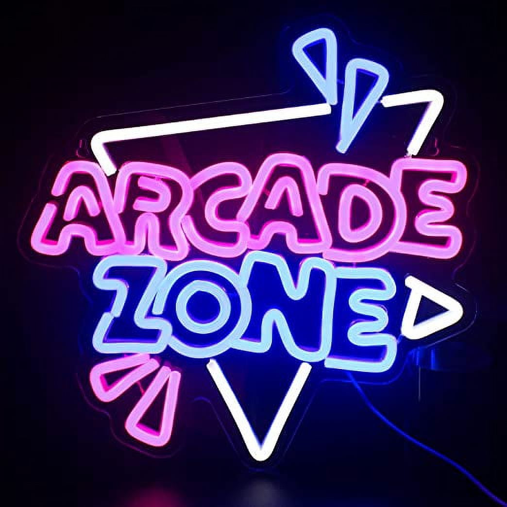Wanxing Arcade Zone LED Neon Light Signs USB Power for Game Room Home ...