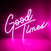 Wanxing Good Vibes LED Neon Light Signs USB Power for Home Bar Bedroom ...