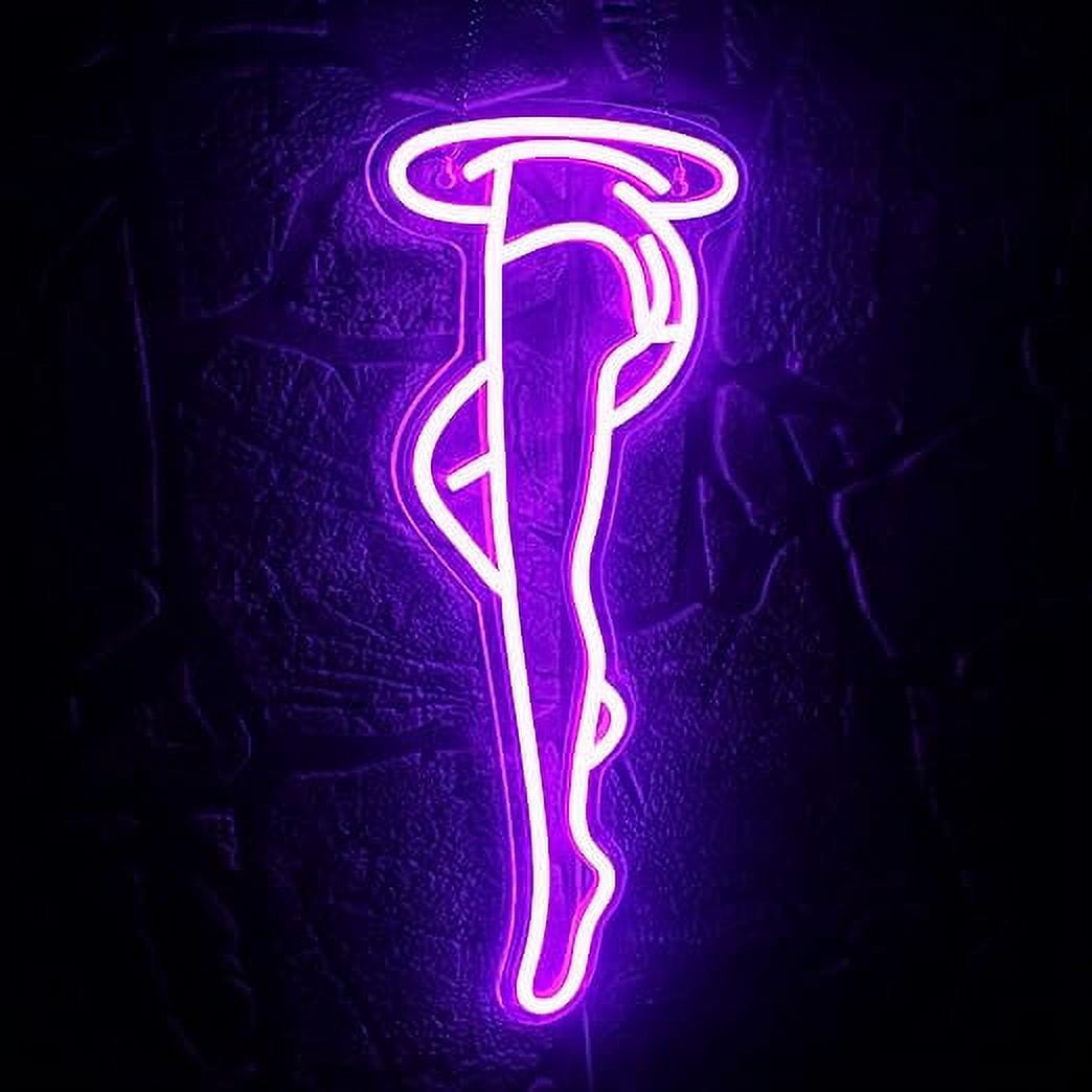 Wanxing Leg LED Neon Light Signs USB Power for Bedroom Home Men's Cave ...