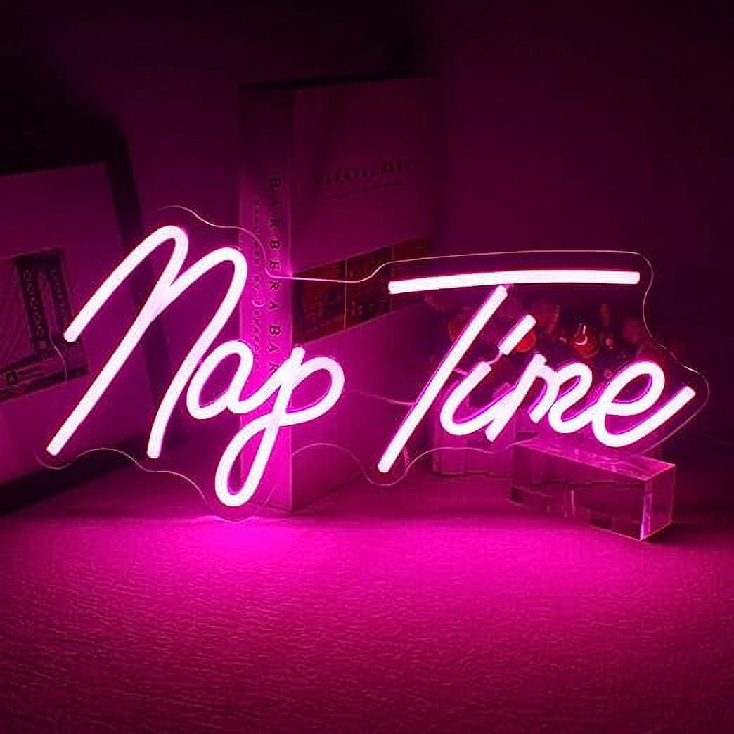 Wanxing Nap Time LED Neon Light Signs USB Power for Bedroom Home Lounge ...