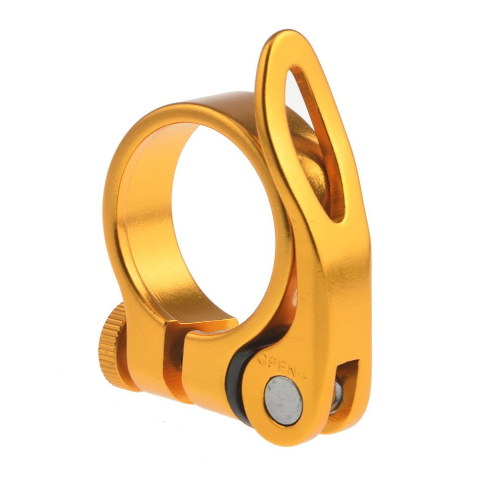 Wanyifa Aluminum Alloy Seatpost Clamp,Quick Release Bicycle Seatpost ...