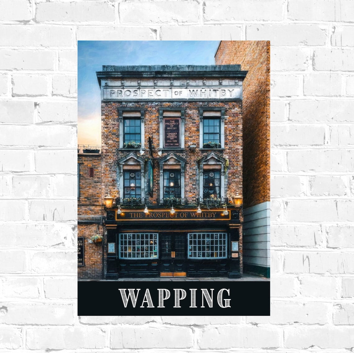 Wapping London Borough Art Print, The Prospect Of Whitby Pub Wapping ...