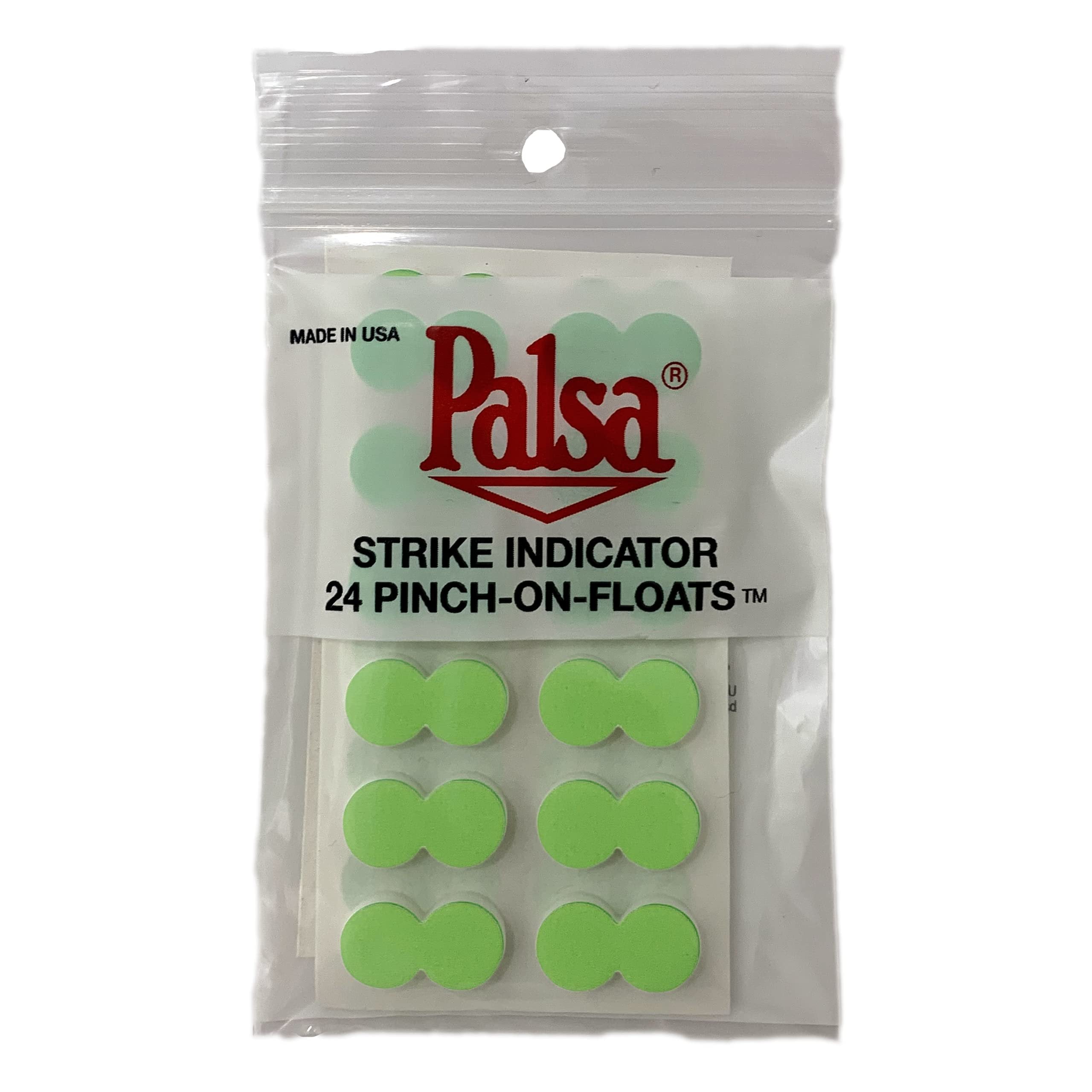 Wapsi Fly, Palsa Strike Indicator Pinch-on-Floats, 24 Count (Color Choice) - Walmart.com