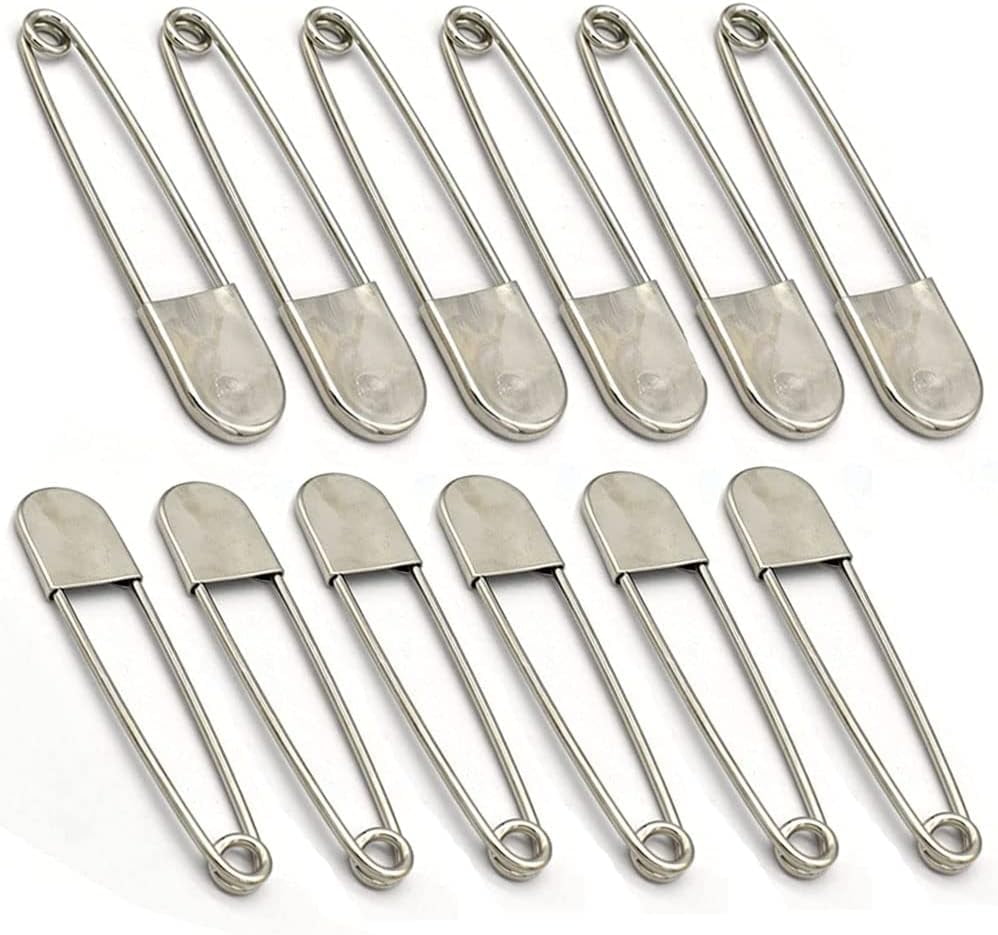 Waqn 128mm Giant Safety Pin Big Laundry Pins - Kilt Pins Over Sized ...