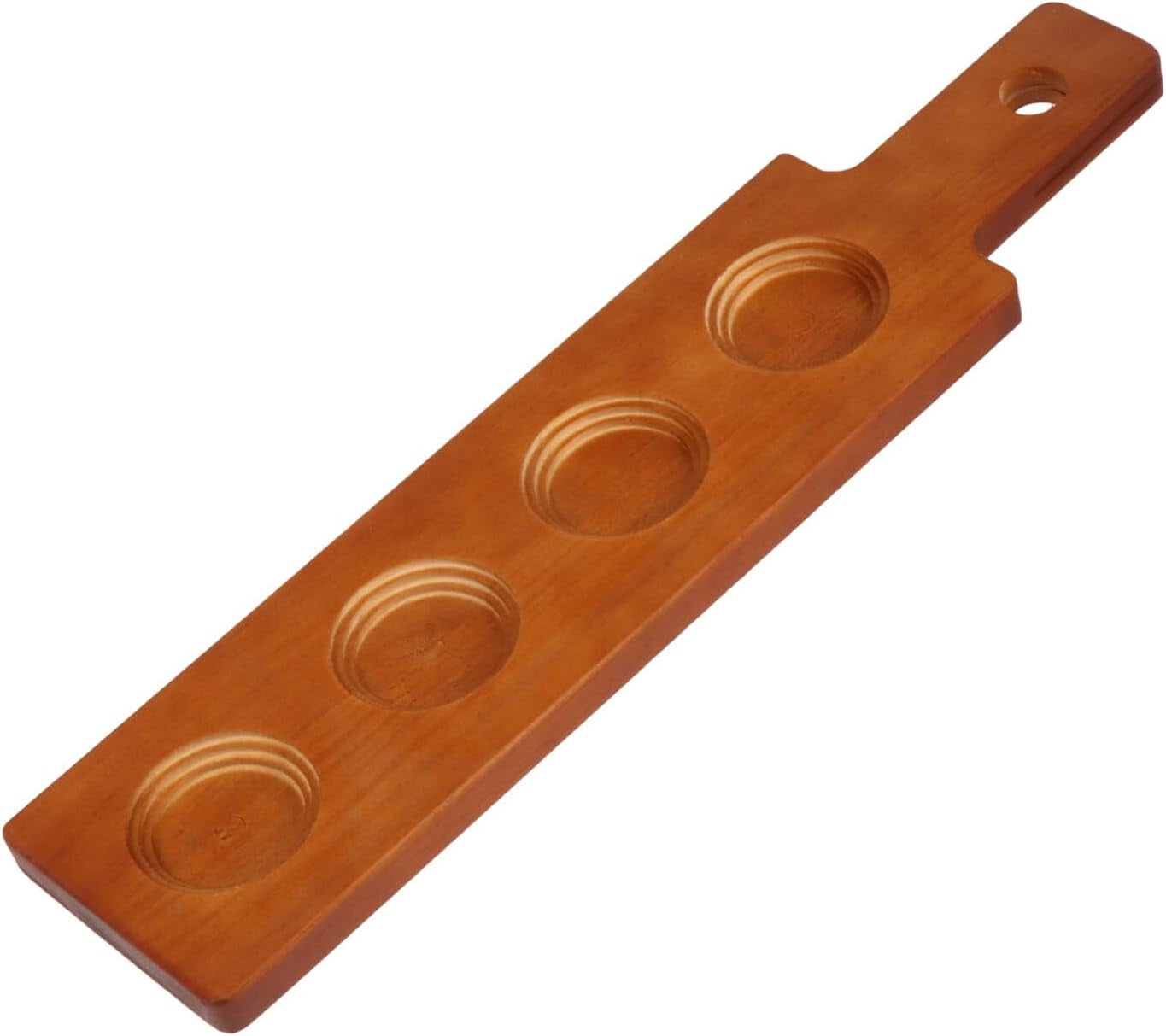 Waqn Board Wooden Wine Tasting Board Board 4 Cups Beer Flight Serving ...