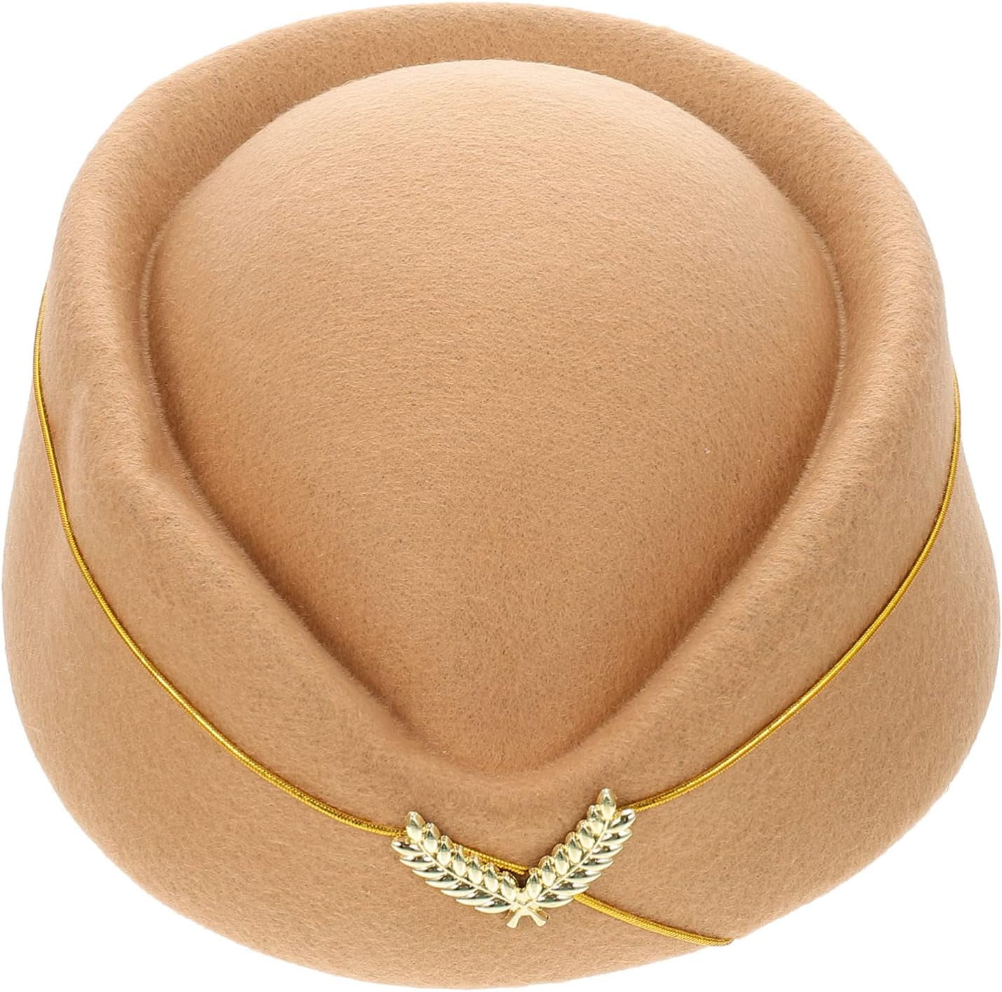 Waqn Bow Beret Hat Stewardess Hat Stewardess Beret Felt Set Miss ...