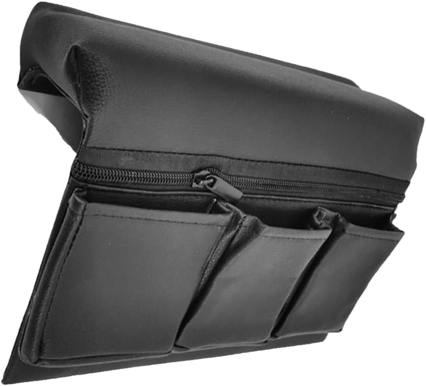 Waqn Car Door Side Storage Pocket : Leather Window Armrest Bag Black ...